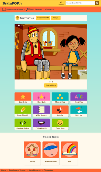 English @ BrainPOP Jr. – ETC Educational Technology Connection (HK) Ltd