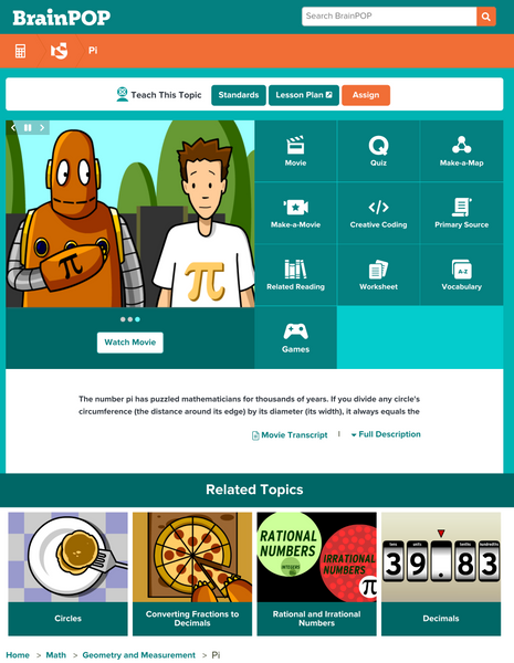 Maths @BrainPOP.com – ETC Educational Technology Connection (HK) Ltd